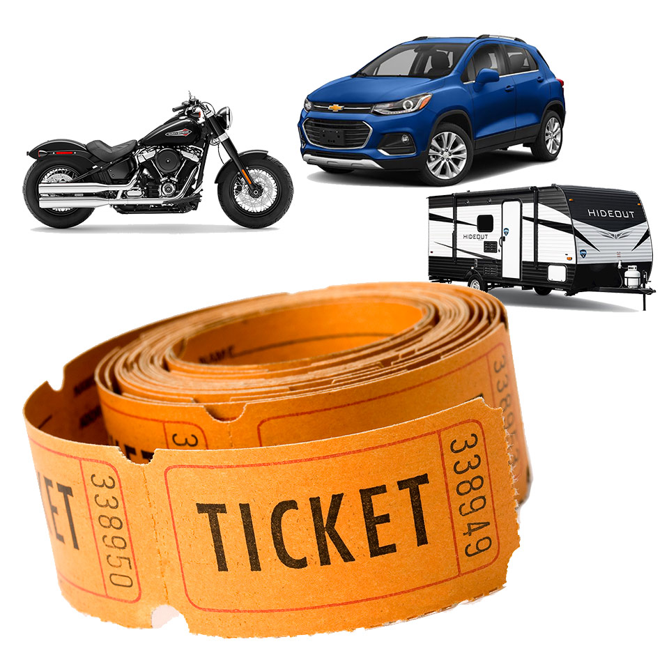 Big Raffle Tickets (Book of 6) - Sacred Heart Catholic Parish Raffle